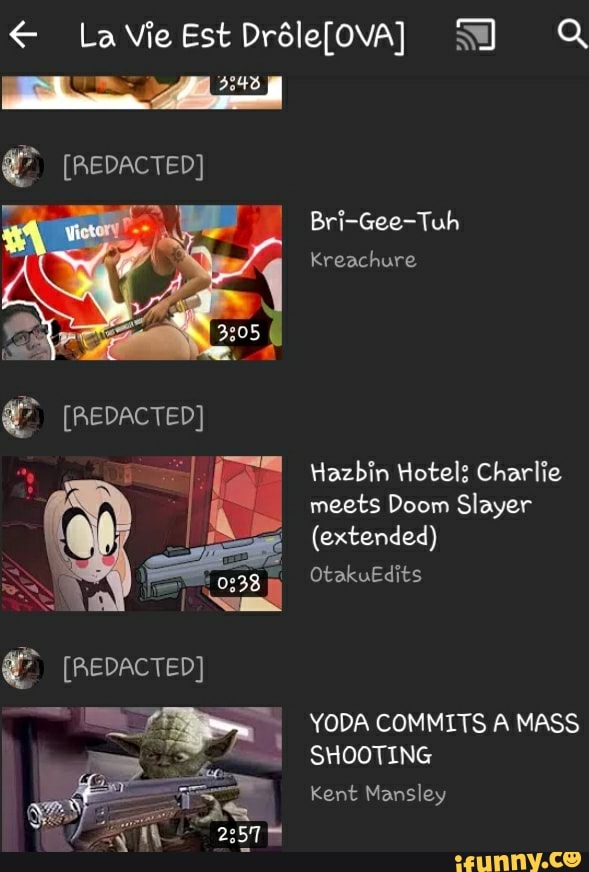 Kreachure Hazbin Hotels Charlie meets Doom Slayer (extended) - iFunny