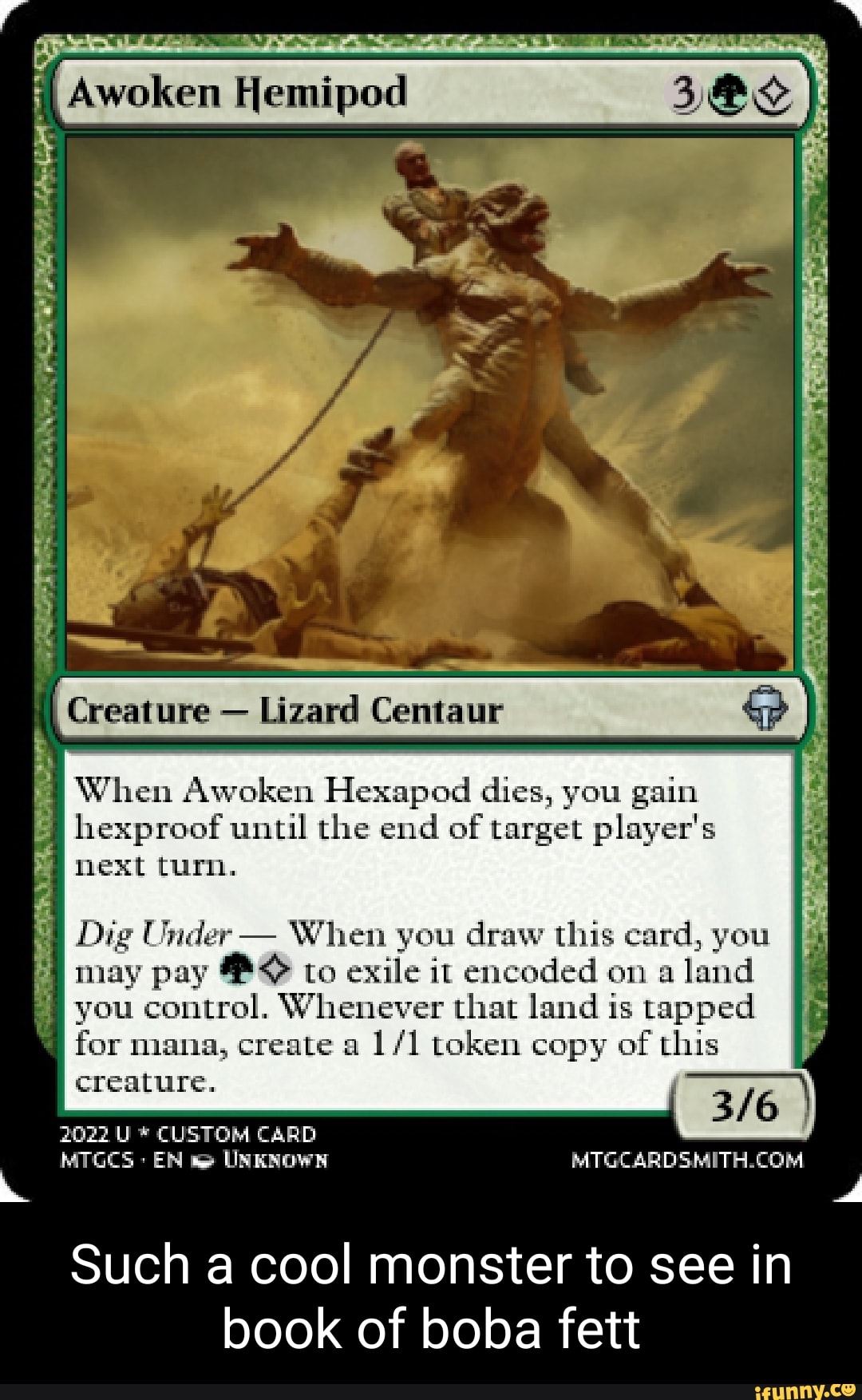 Creature - Lizard Centaur @ {Awoken Hemipod Creature - Lizard Centaur ...