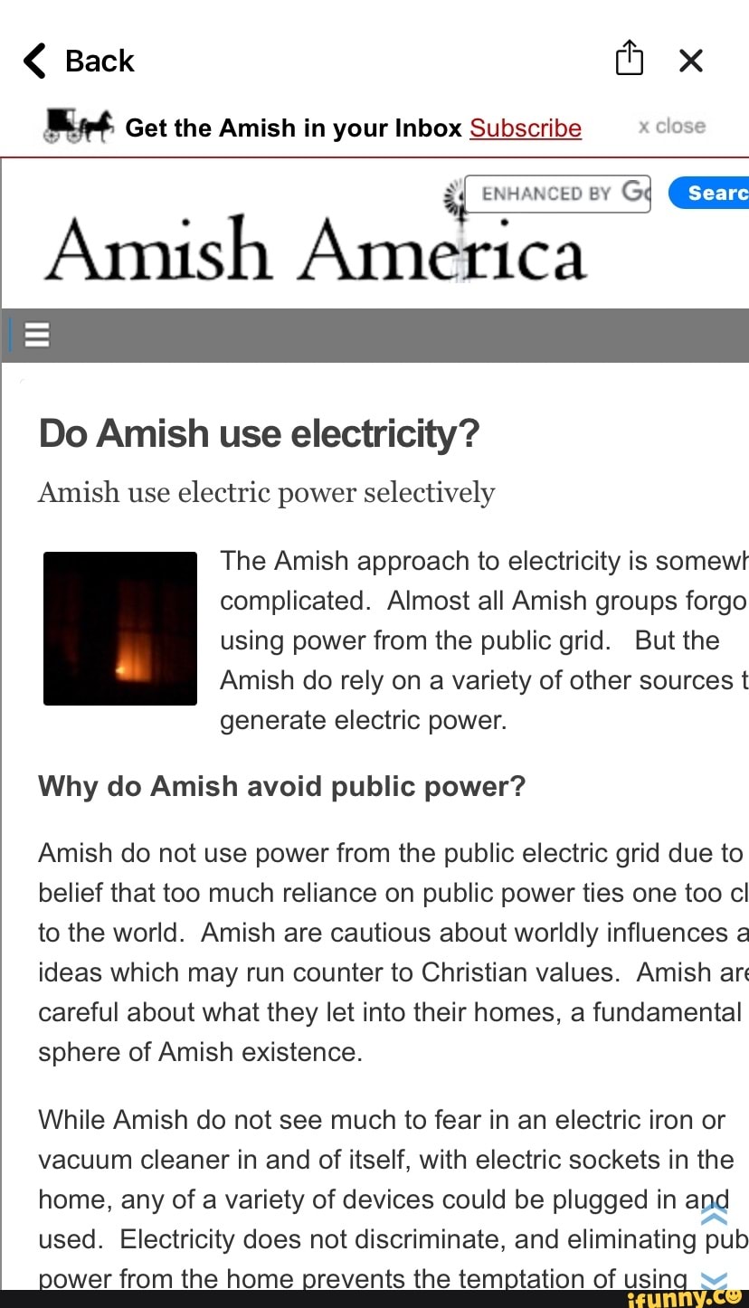 Back th x Get the Amish in your Inbox Subscribe x close Ge Seare Amish ...