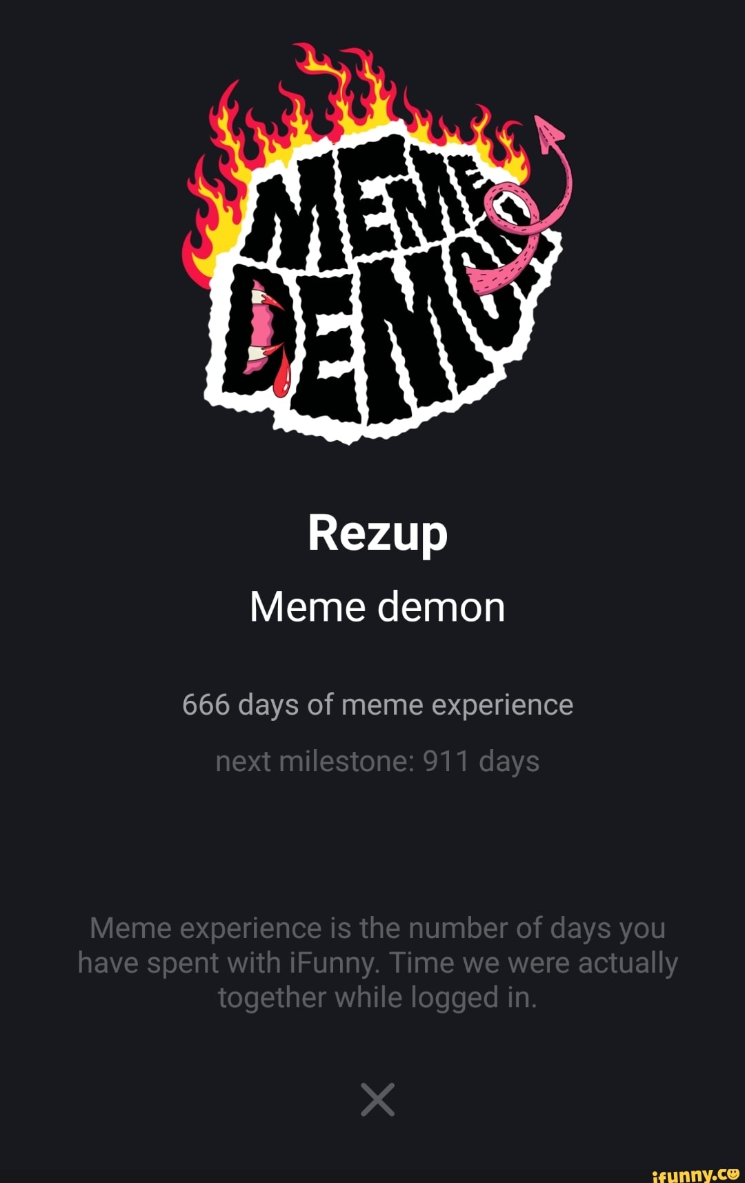 Meme demon 666 days of meme experience next milestone: days Meme ...