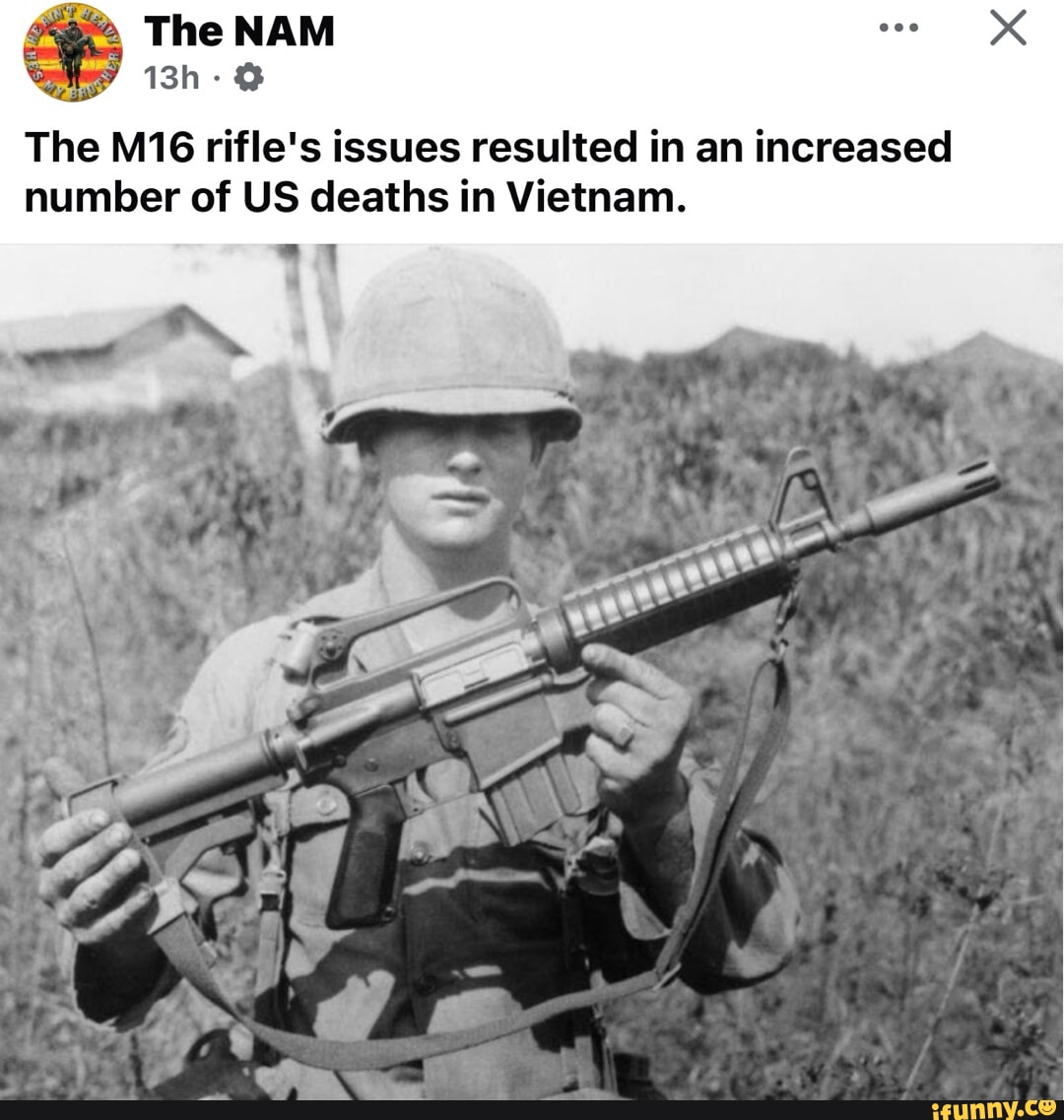 The NAM The MIG rifle's issues resulted in an increased number of US ...