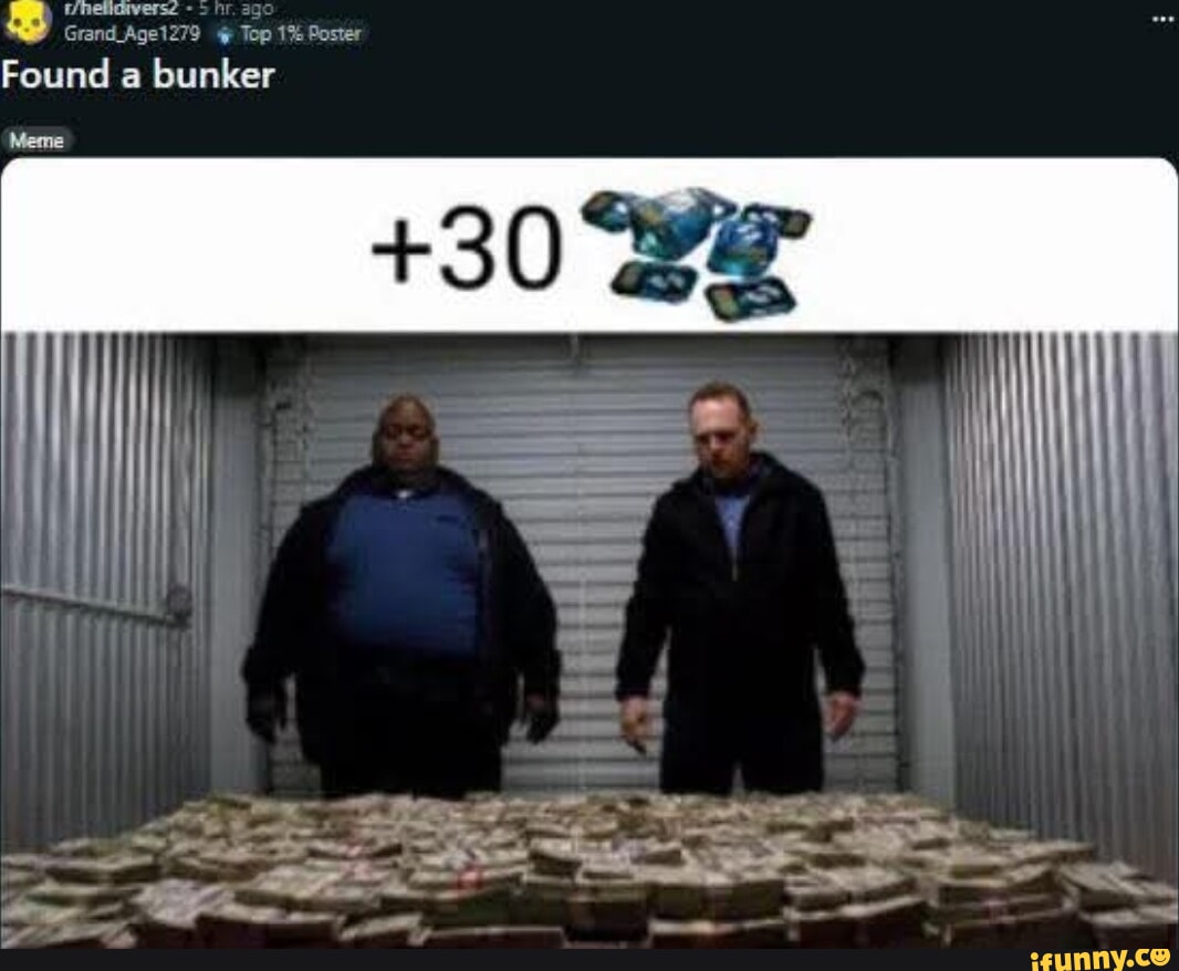 Found a bunker Meme - iFunny