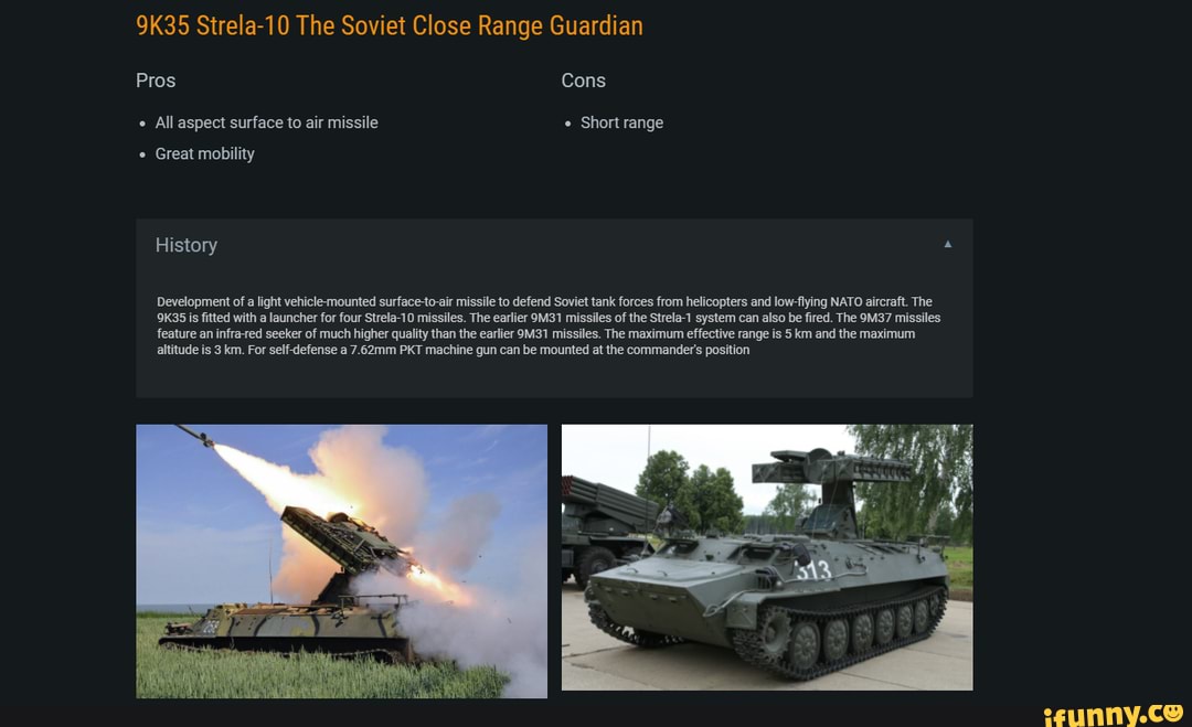 9K35 Strela-10 The Soviet Close Range Guardian Pros Cons All aspect ...