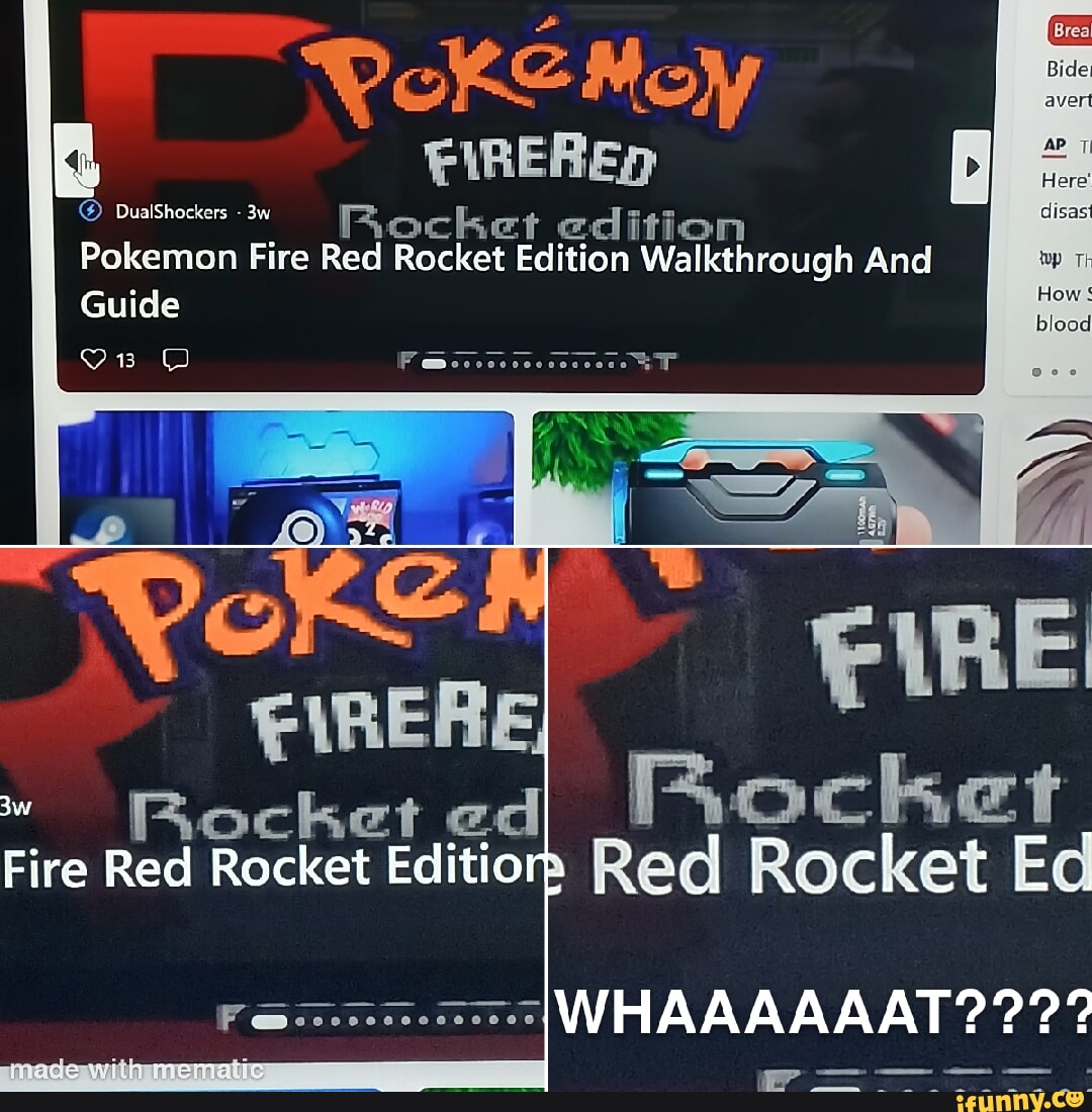 - (Gee How FIRERED Rocket edition Pokemon Fire Red Rocket Edition ...