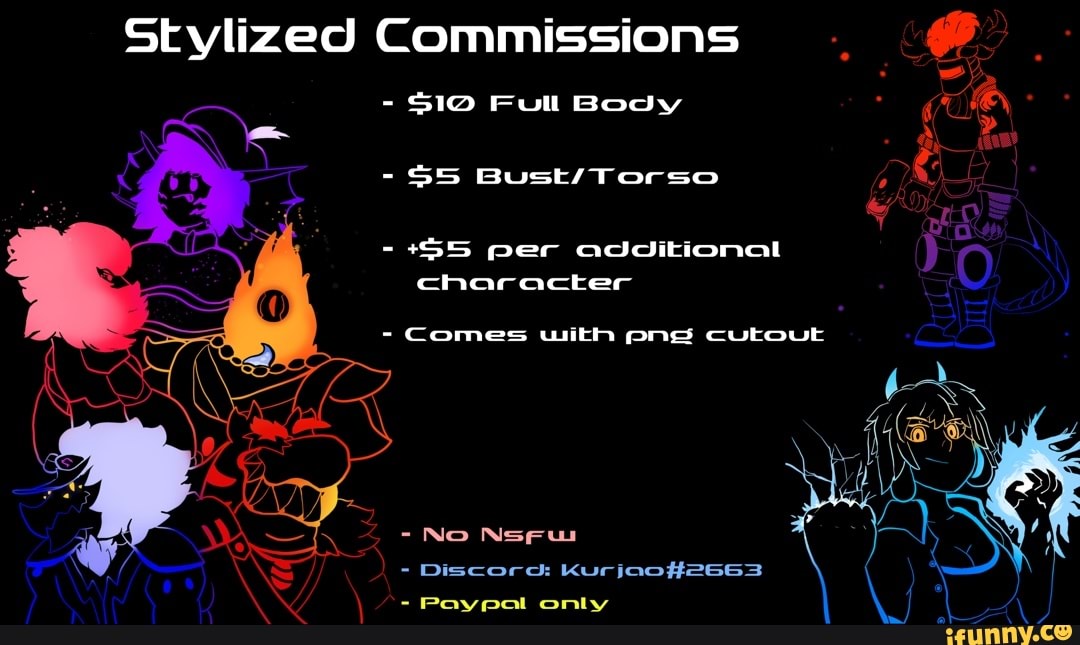 Stylized Commissions - SIO Full Body - SS per additional character e ...