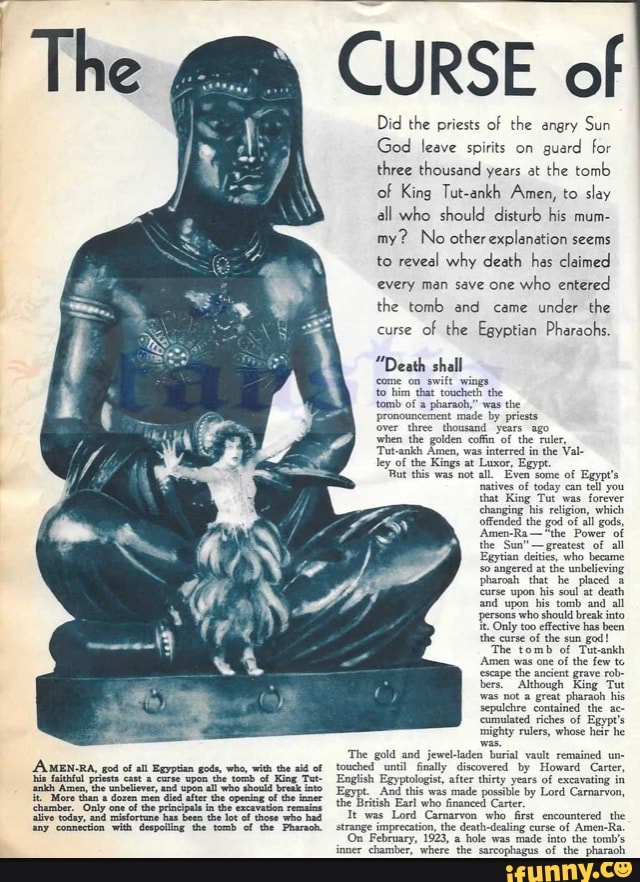 Sot oat ete CURSE o Did the priests of the angry Sun God leave spirits ...