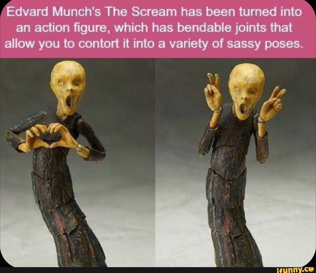 Edvard Munch's The Scream has been turned into an action figure, which ...