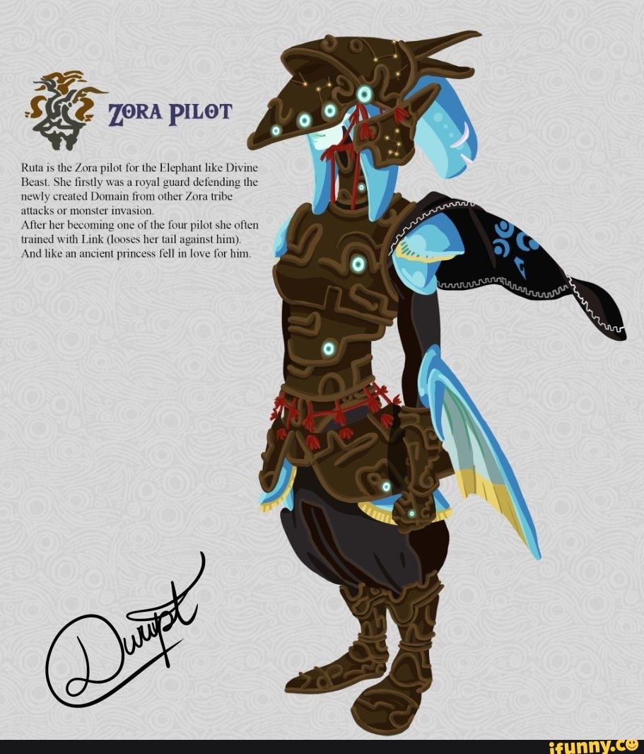 PILoT Ruta is the Zora pilot for the Elephant like Divine Beast. She ...