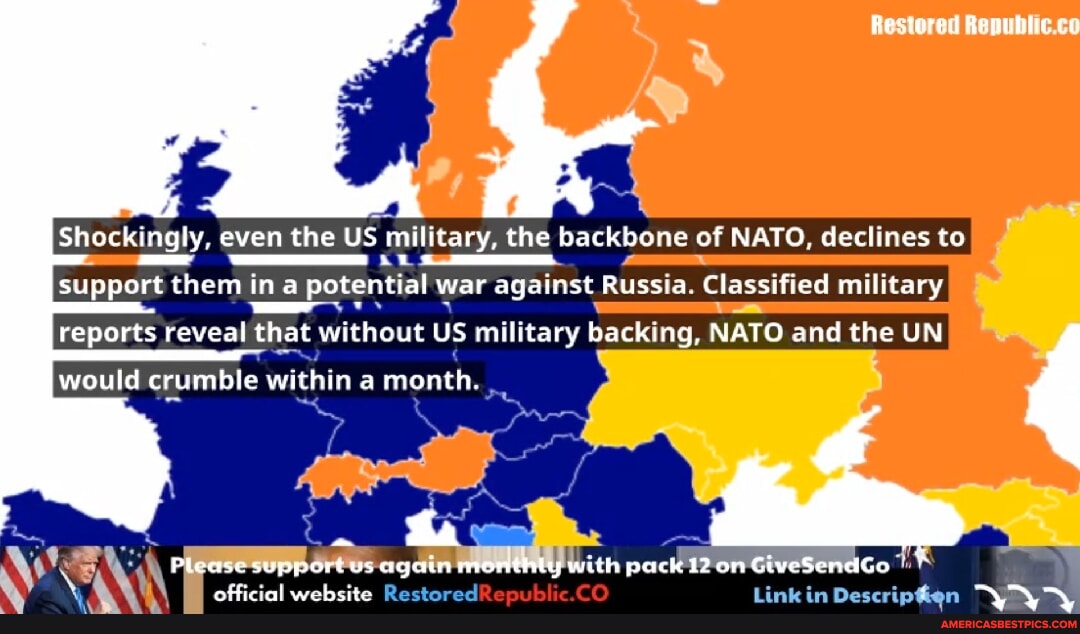 Restored Republic.co co Shockingly, even the US military, the backbone ...