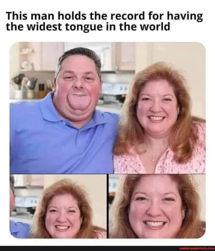 This man holds the record for having the widest tongue in the world I ...