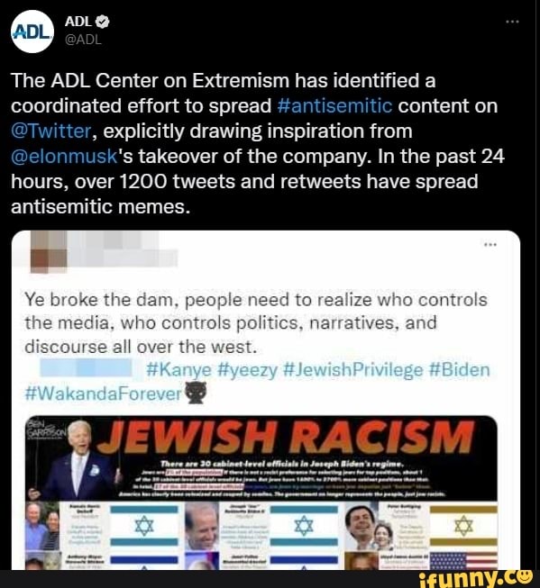 The ADL Center on Extremism has identified a coordinated effort to ...