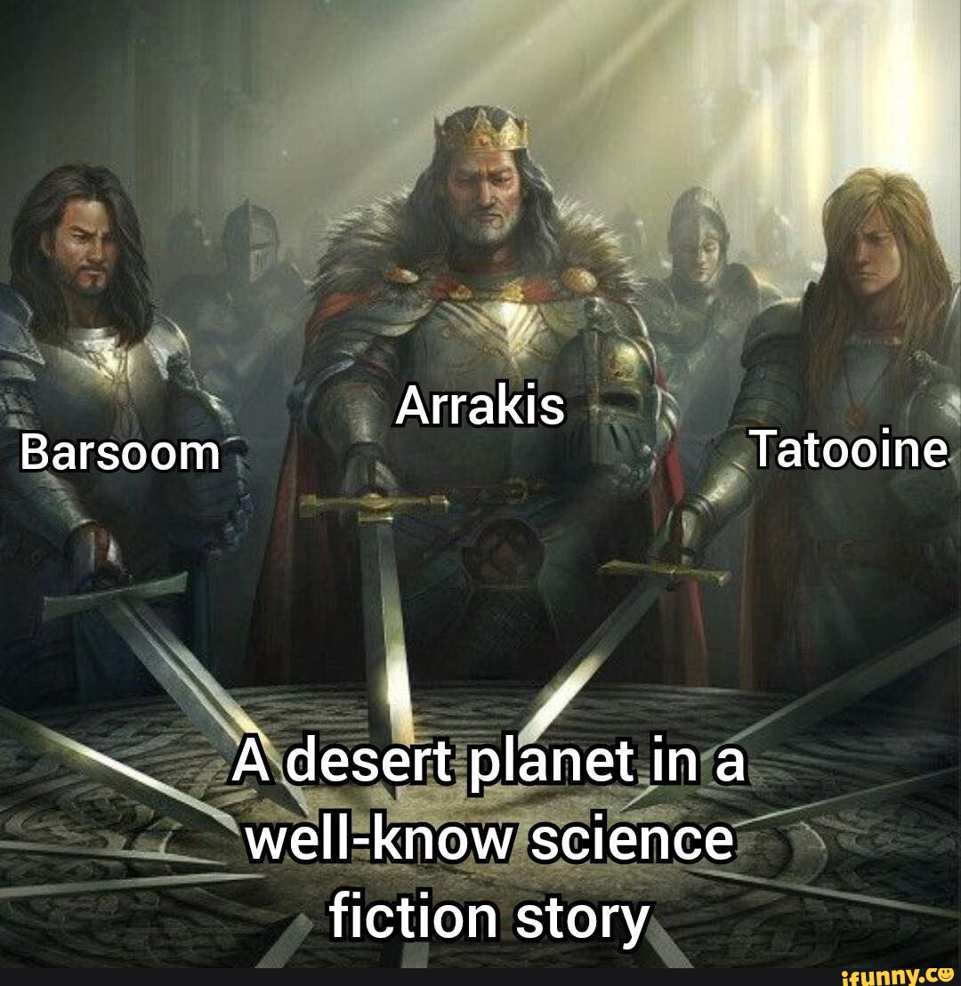 Arrakis Barsoom Tatooine ~ A desert planet ina well-know science ...