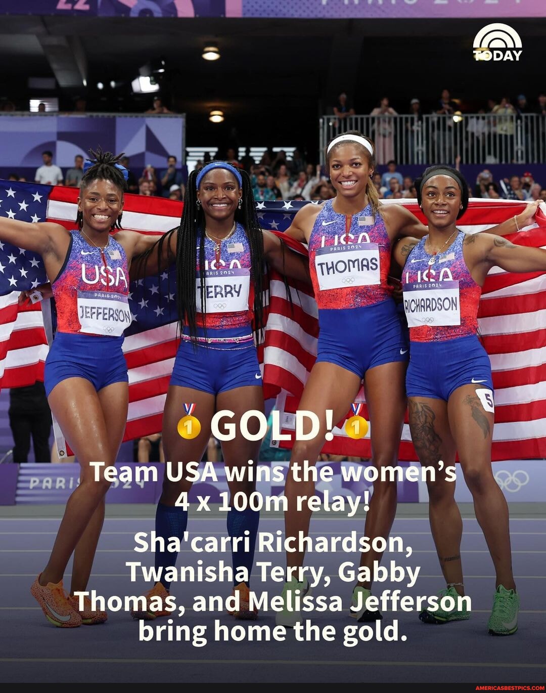 Congratulations to Sha’carri Richardson, Twanisha Terry, Gabby Thomas ...