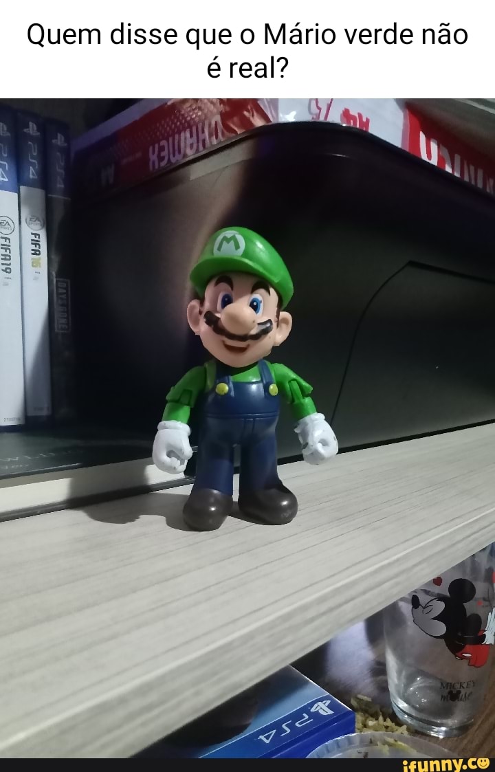 Quem disse que o Mário verde não é real? - )