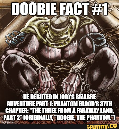 He debuted in JoJo's Bizarre Adventure Part 1: Phantom Blood's 37th ...