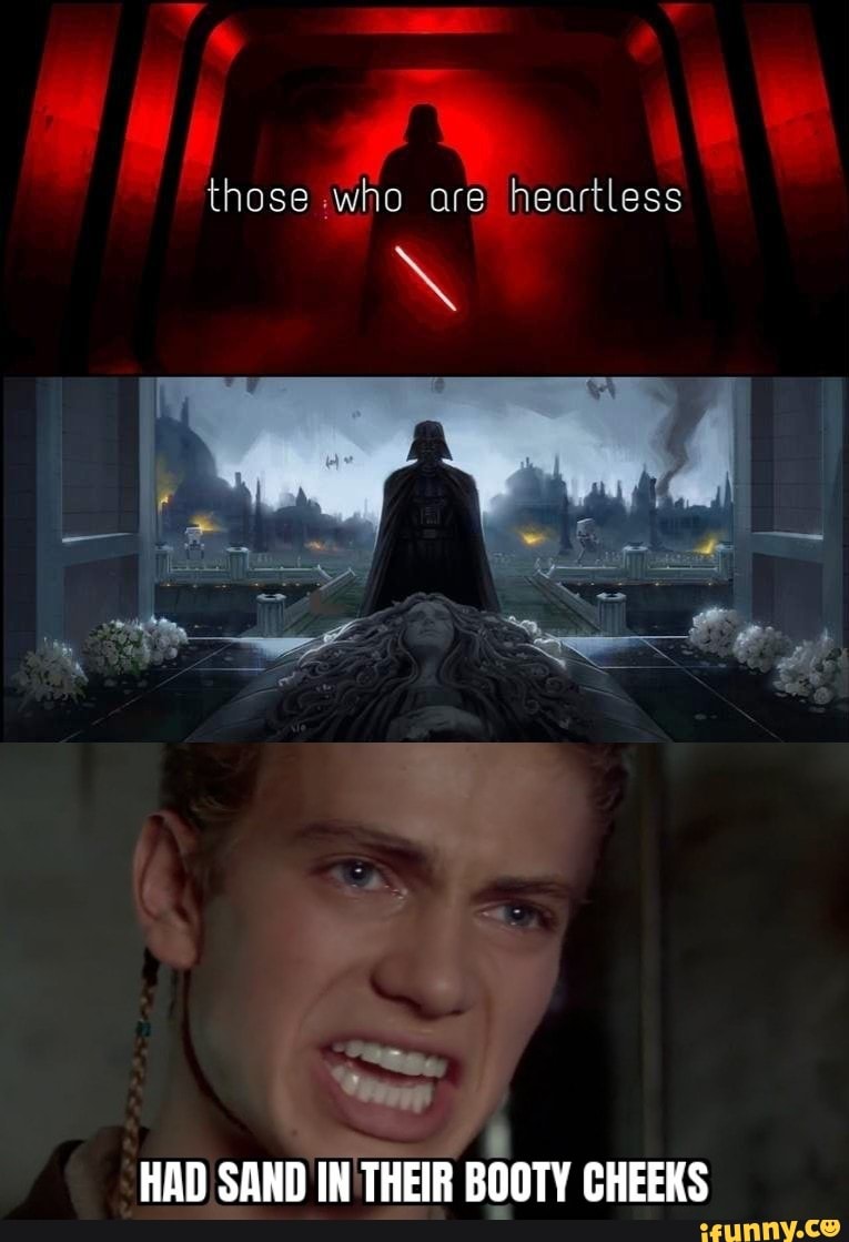 Those .who are heartless HAD SAND IN THEIR BOOTY CHEEKS - iFunny