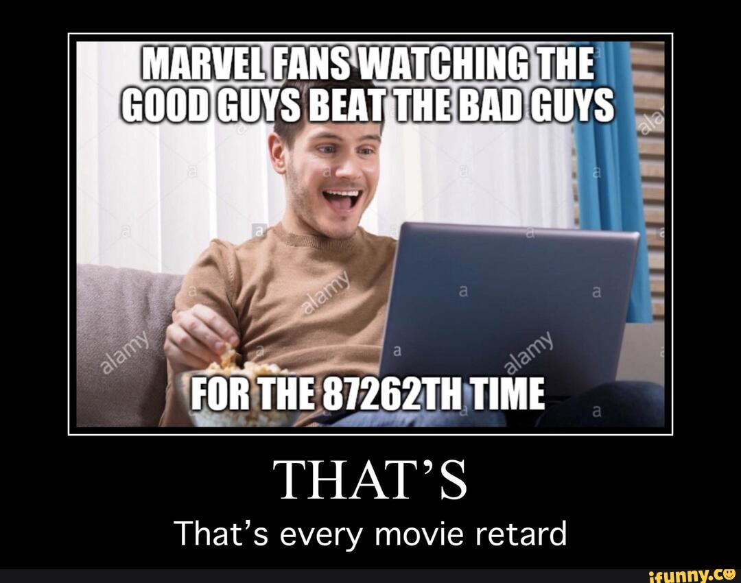"MARVEL FANS WATCHING THE BEAT THE BAD GUYS FOR THE 87262TH TIME THAT'S ...