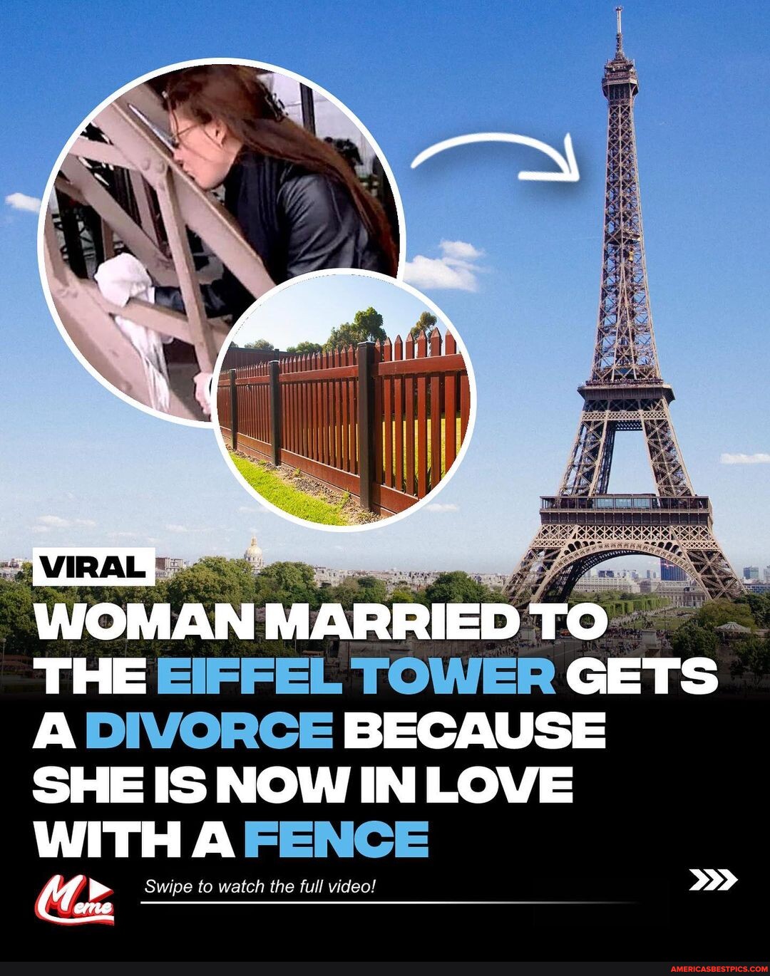 Erika LaBrie, the woman who famously “married” the Eiffel Tower in 2007 ...