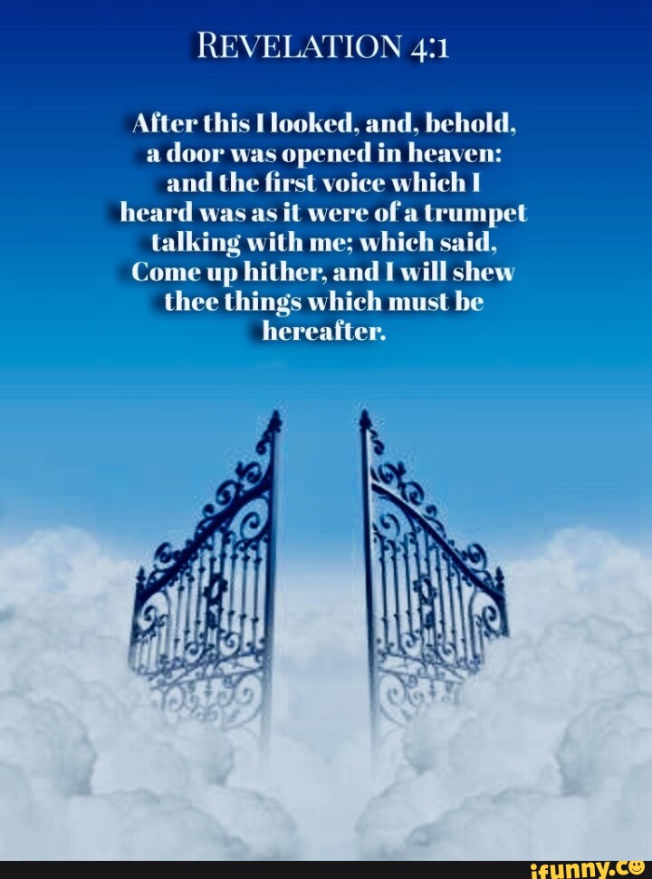 Revelation After This I Looked And Behold Door Yas Opened In Heaven
