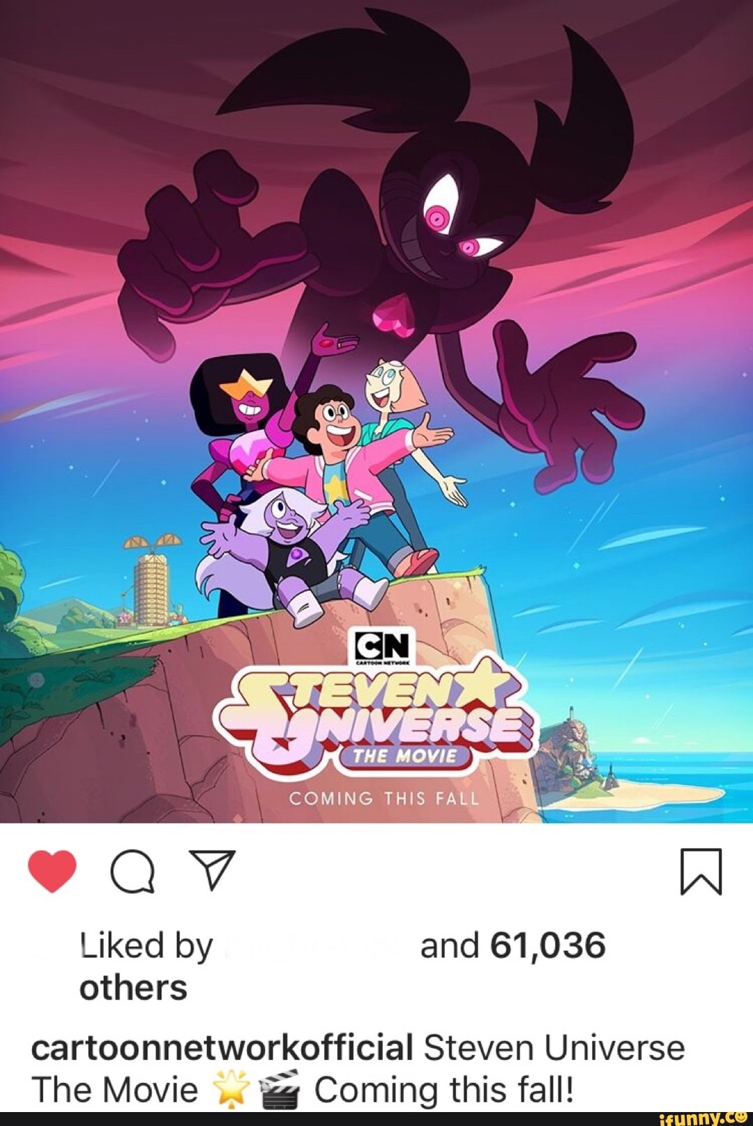 By 61,036 others cartoonnetworlgofficial Steven Universe The Movie , “â ...