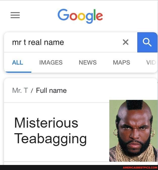Real Celebrity Names Mini Dump - Google mr t real name x ALL IMAGES ...
