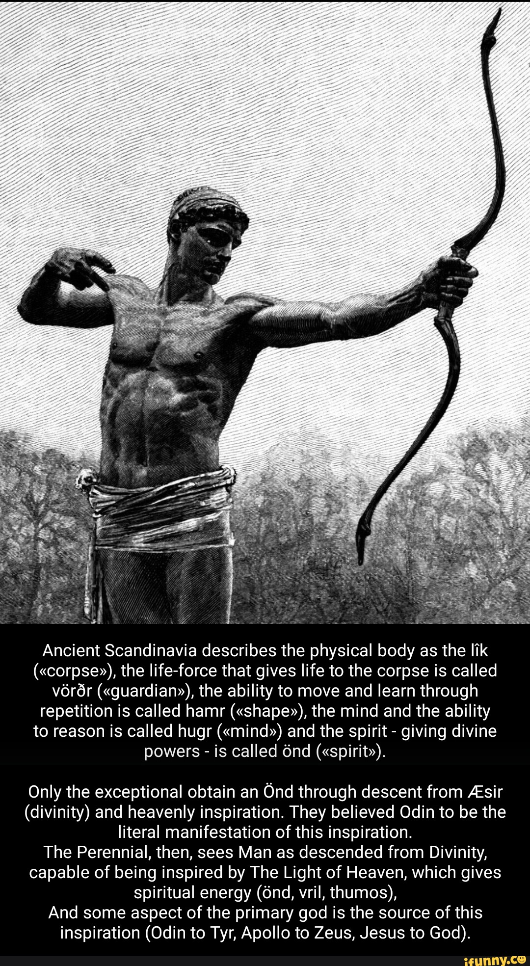 Ancient Scandinavia describes the physical body as the lik ("corpse ...