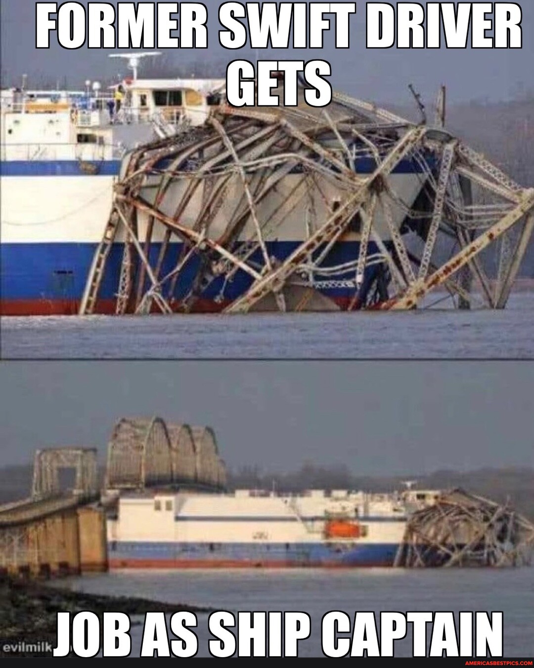FORMER SWIFT DRIVER ~ GETS JOB AS SHIP CAPTAIN - America’s best pics ...