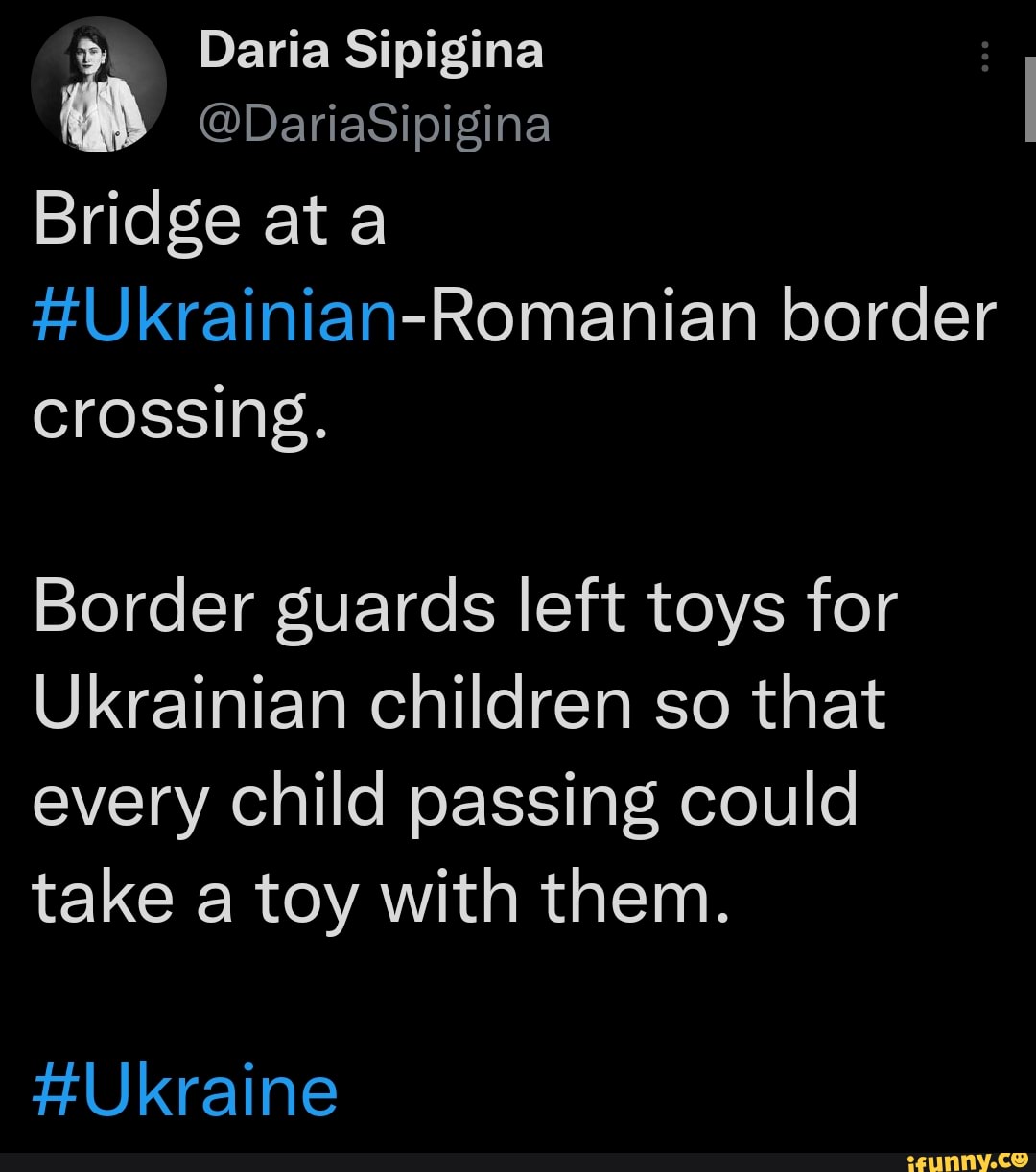 Daria Sipigina @DariaSipigina Bridge at a #Ukrainian-Romanian border ...