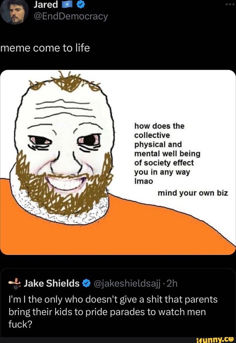 Jared @ meme come to life how does the collective physical and mental ...