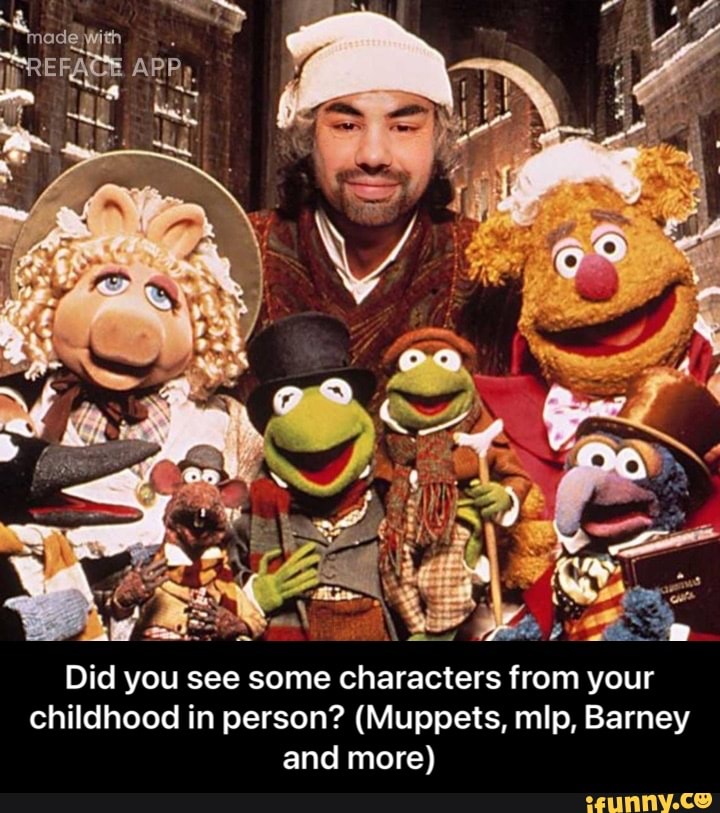 Did you see some characters from your childhood in person? (Muppets ...