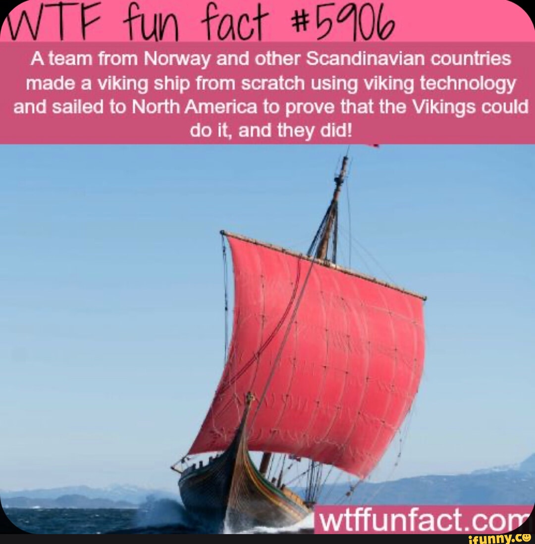 A team from Norway and other Scandinavian countries made a viking ship ...