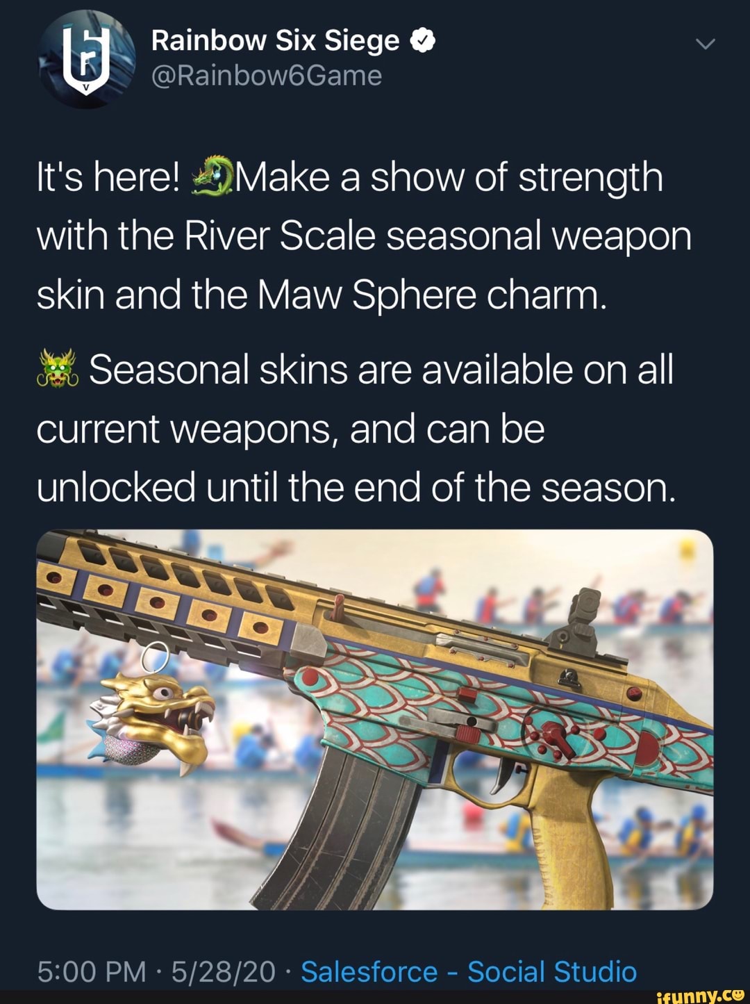 It's here! 4)Make a show of strength with the River Scale seasonal ...