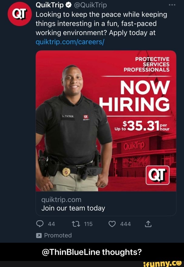 QuikTrip @ @QuikTrip Looking to keep the peace while keeping things ...