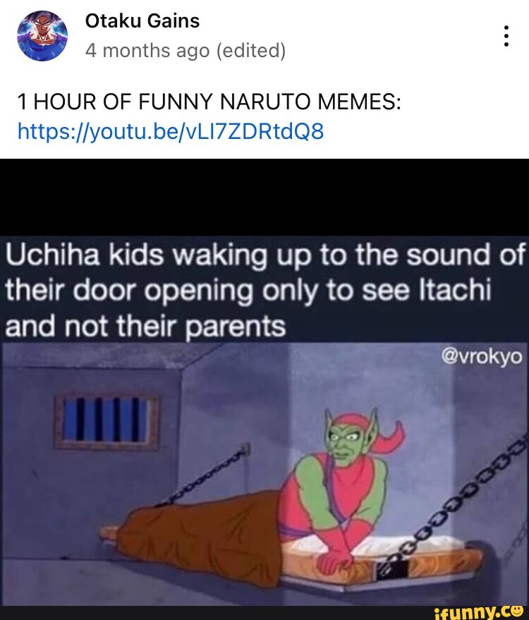 Itachi memes. Best Collection of funny Itachi pictures on iFunny