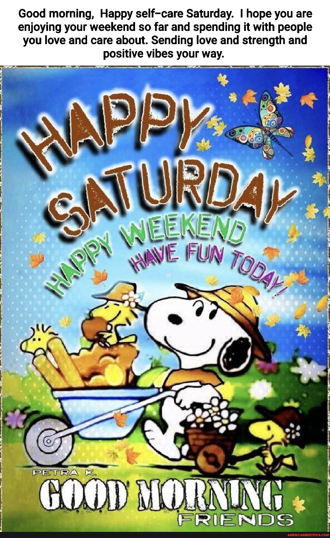 Good morning, Happy self-care Saturday. I hope you are enjoying your ...