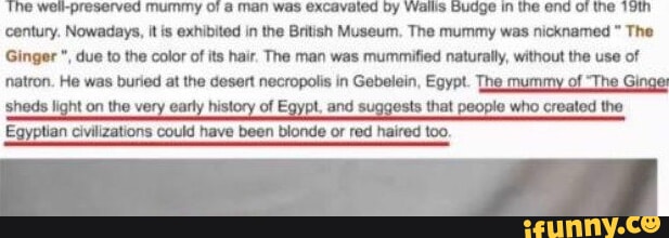 Wer-preserved mummy Of Man wes excaveled by Wants Ouage in the end of ...