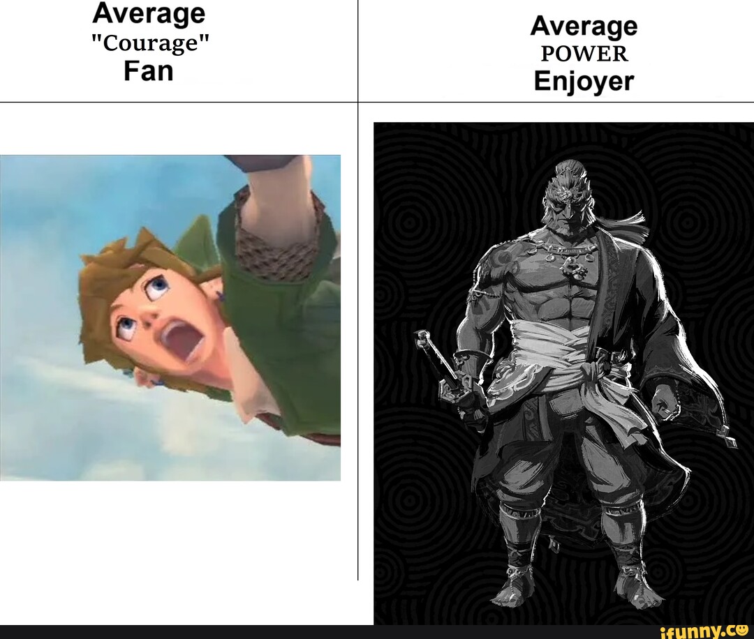 Average Average "Courage POWER Fan Enjoyer - iFunny