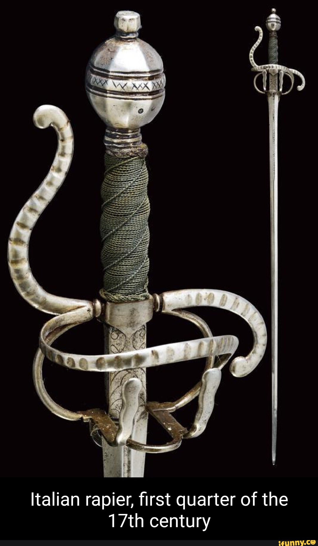 Italian rapier, first quarter of the 17th century - iFunny