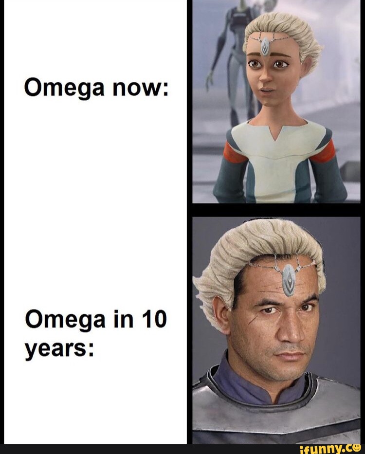 Omega now: Omega in 10 years: - iFunny