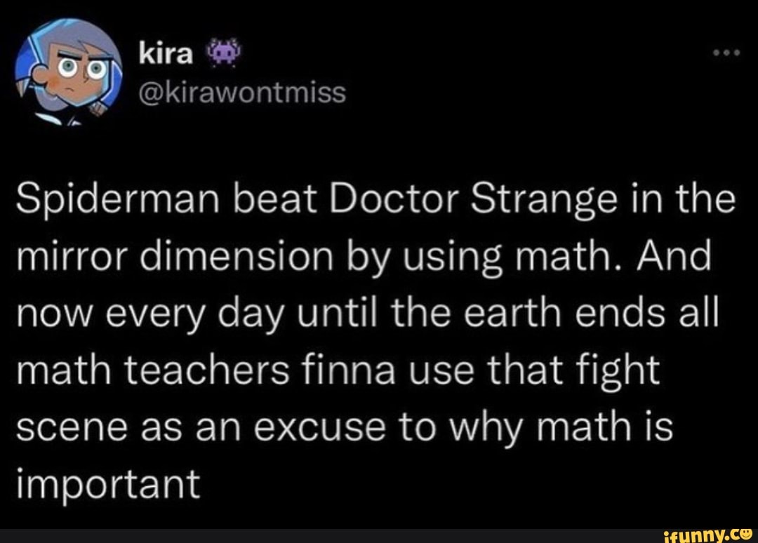 Kira Spiderman beat Doctor Strange in the mirror dimension by using ...