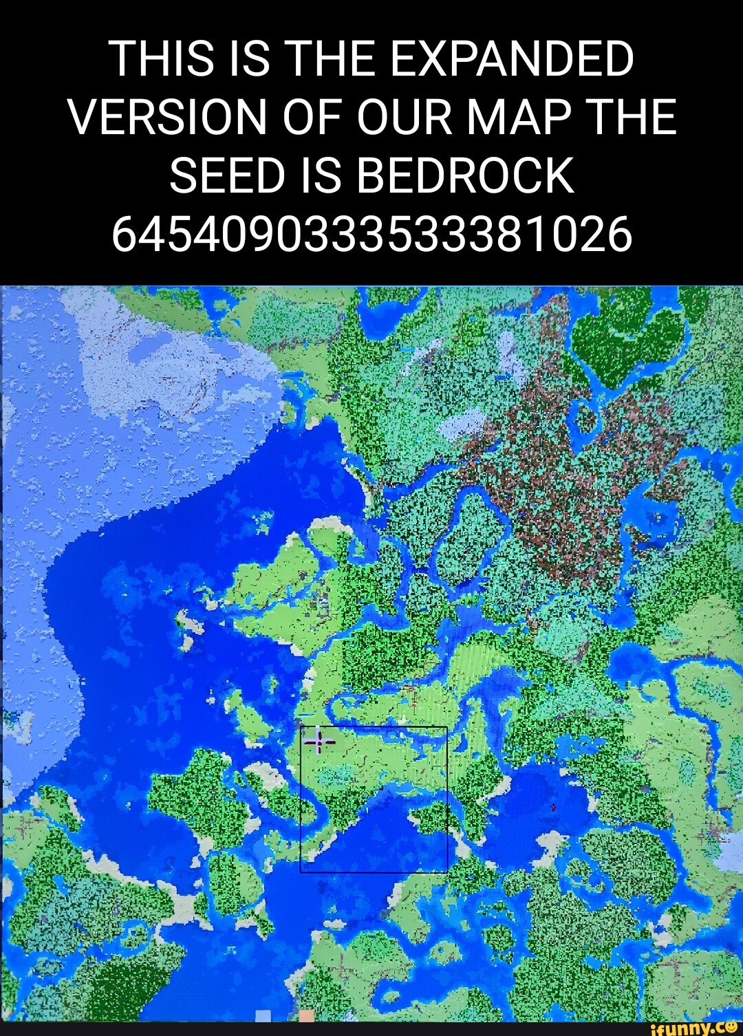 THIS IS THE EXPANDED VERSION OF OUR MAP THE SEED IS BEDROCK ...