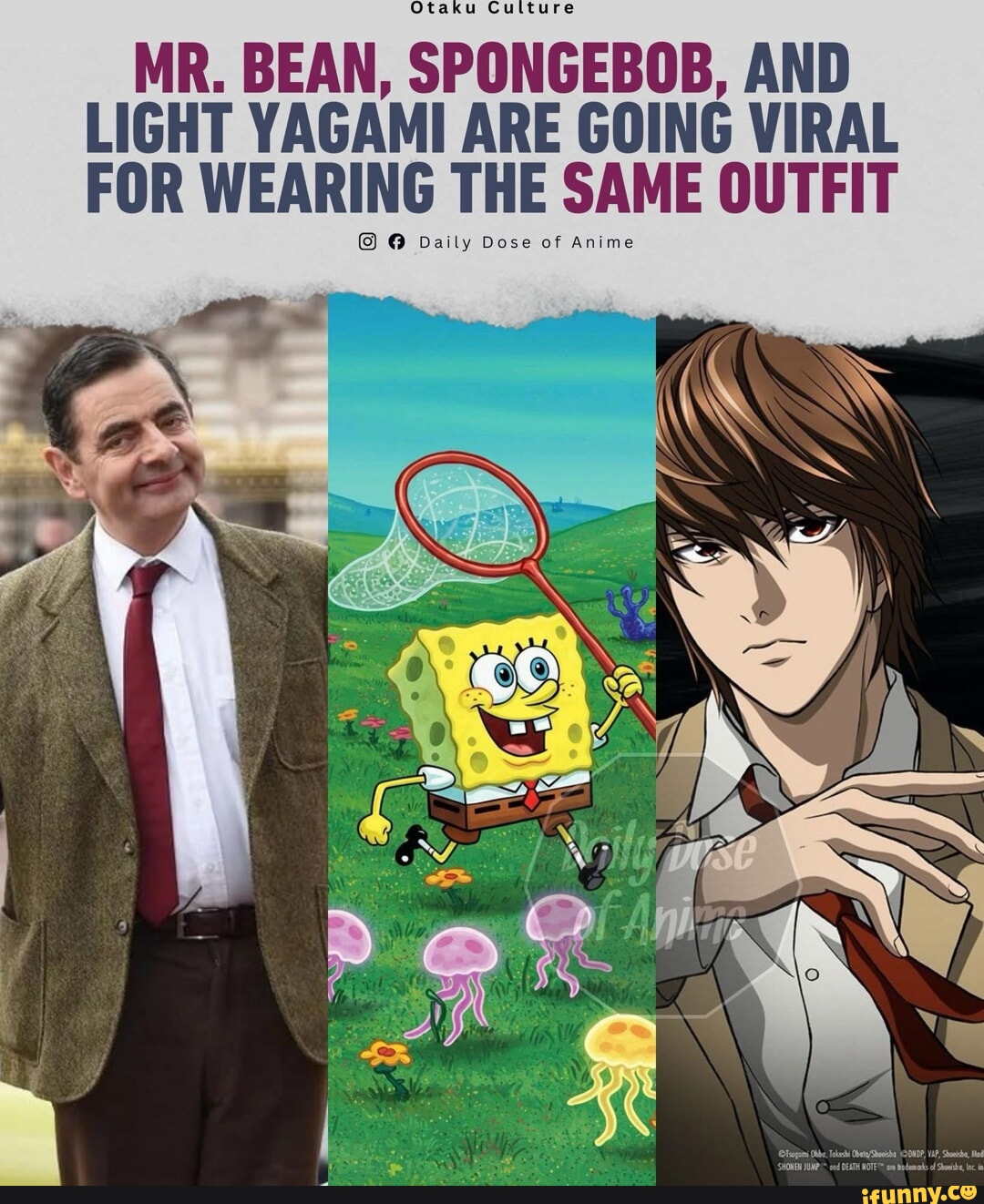 MR. BEAN, Culture AND LIGHT YAGAMI ARE GOING VIRAL FOR WEARING THE SAME ...