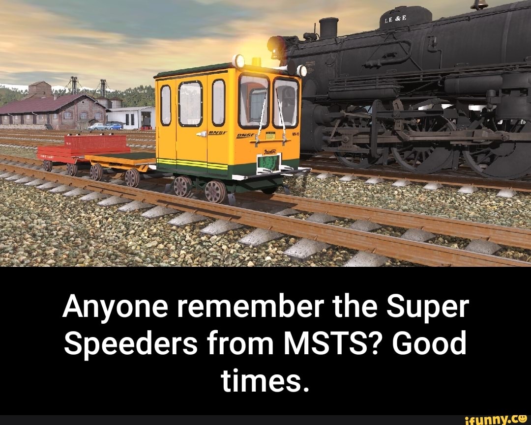 Anyone remember the Super Speeders from MSTS? Good times. - iFunny