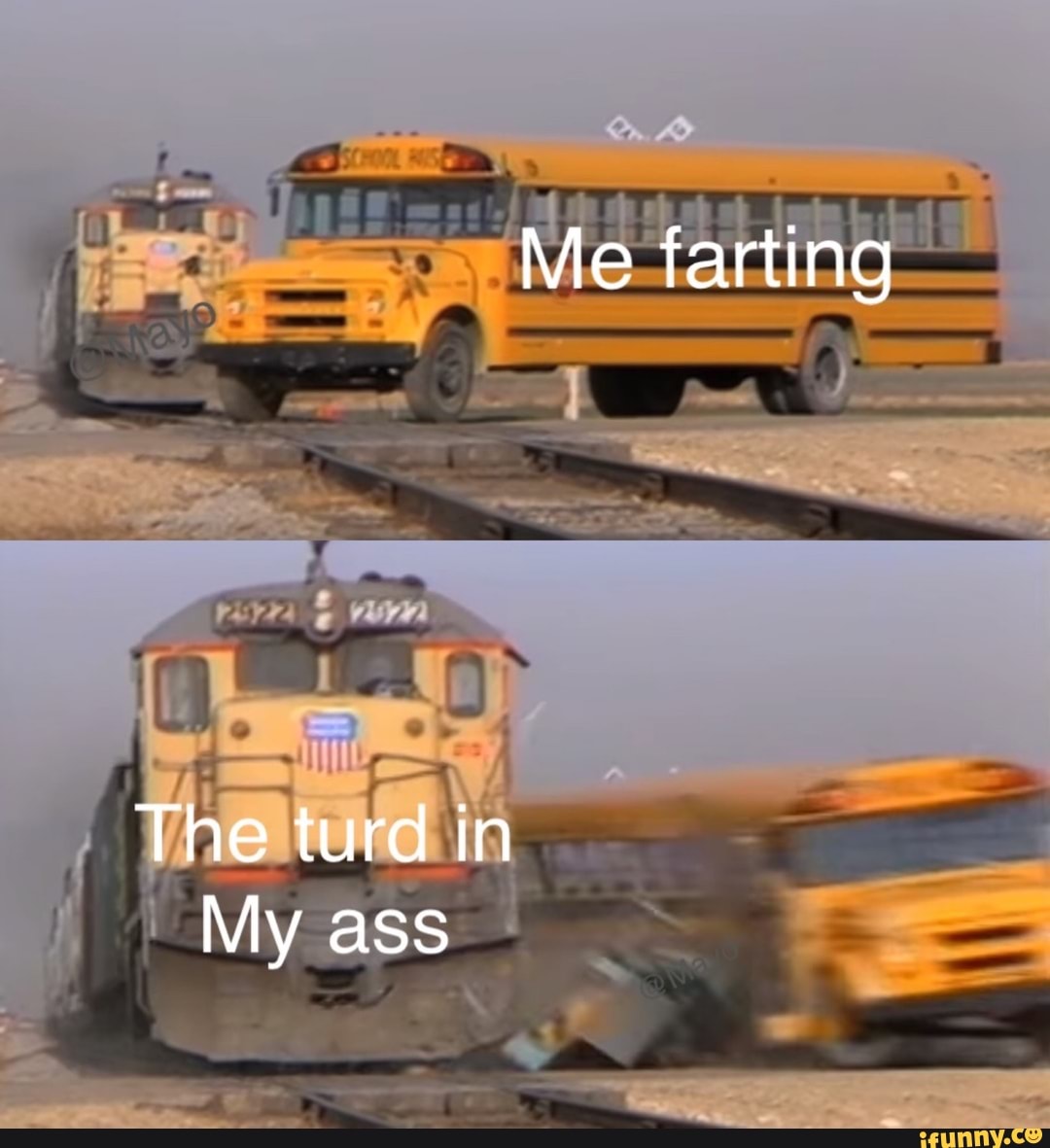 Me farting The turd in My ass - iFunny