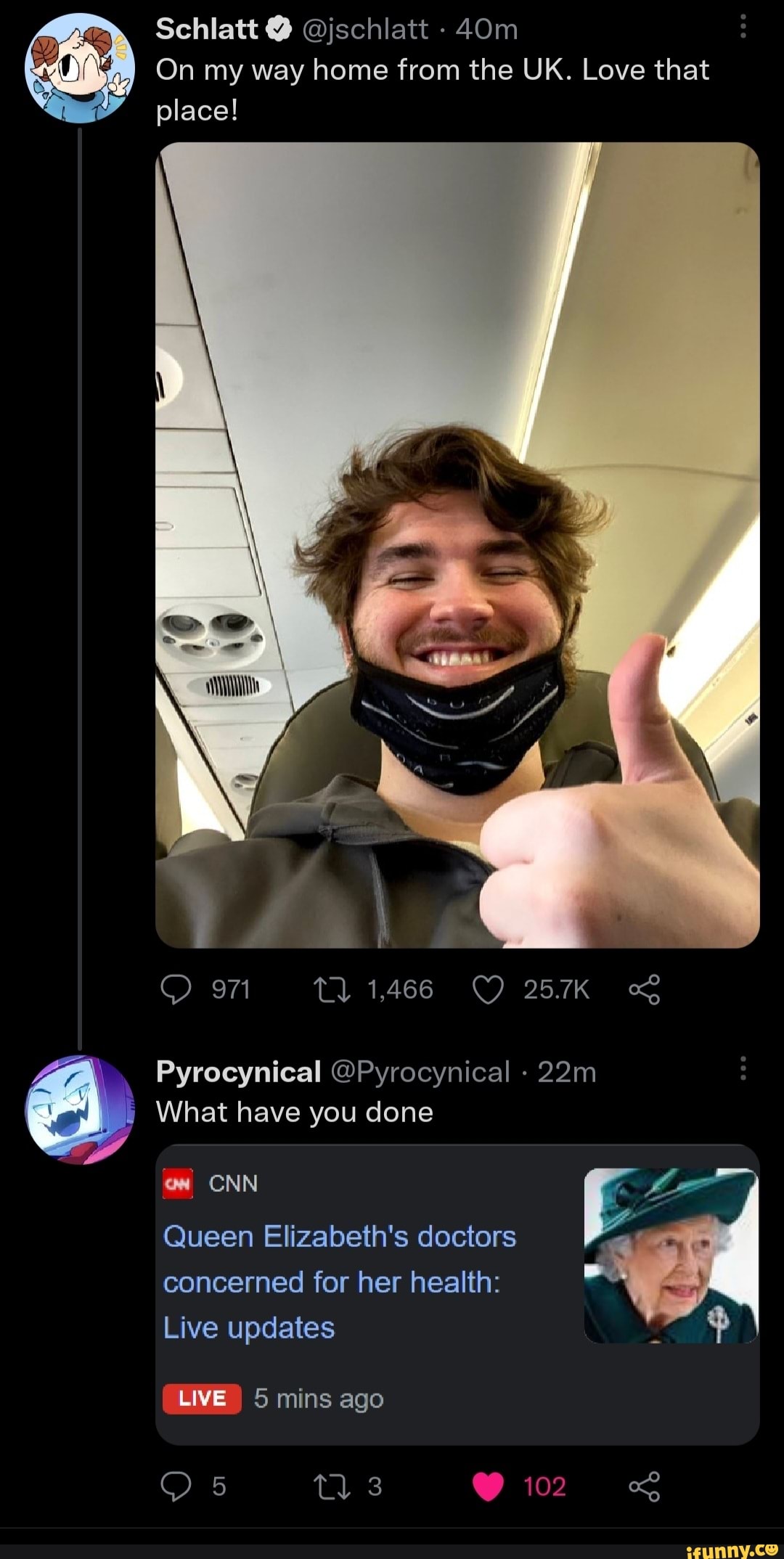 Schlatt @ @jschlatt fy On my way home from the UK. Love that place! TA ...