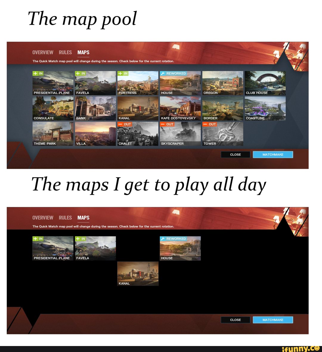 The map pool OVERVIEW RULES MAPS The Quick Match map pool will change ...