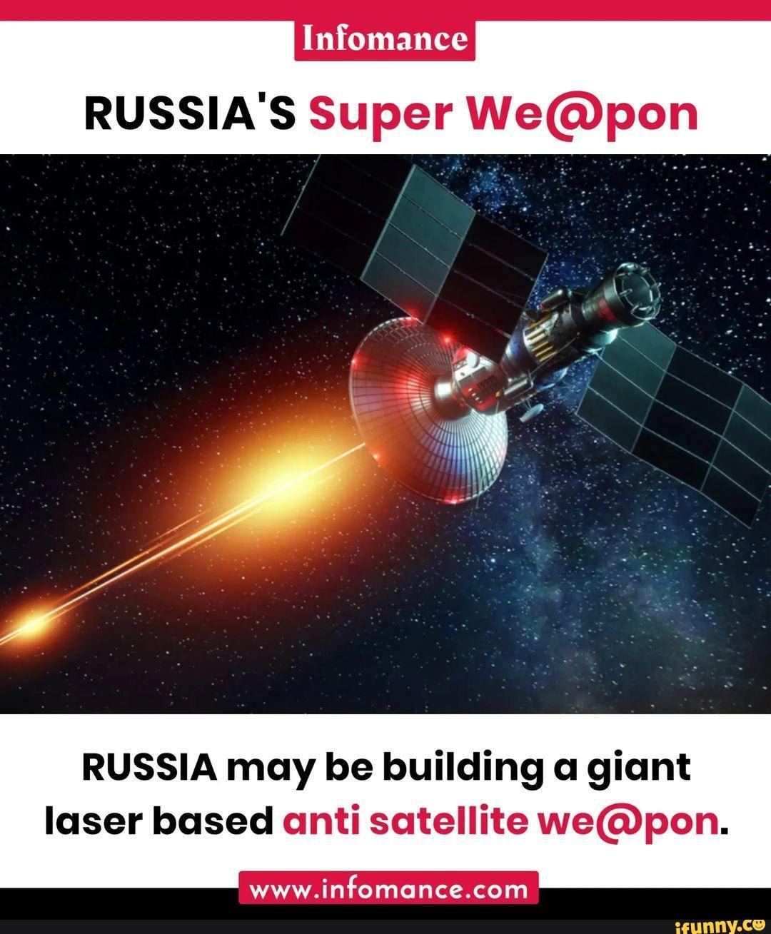 Infomance RUSSIA'S Super RUSSIA may be building a giant laser based ...