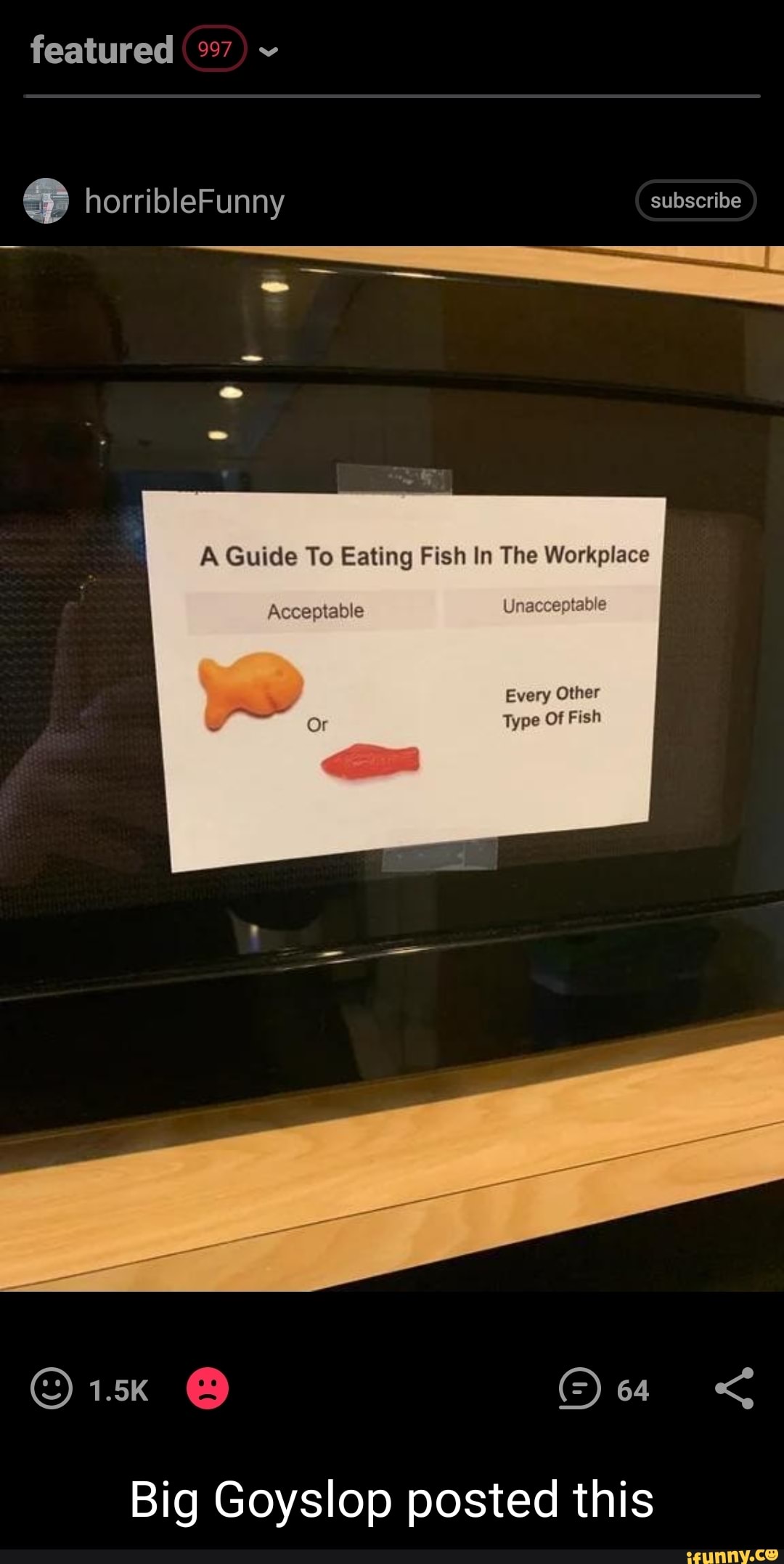 Featured horribleFunny A Guide To Eating Fish In The Workplace ...