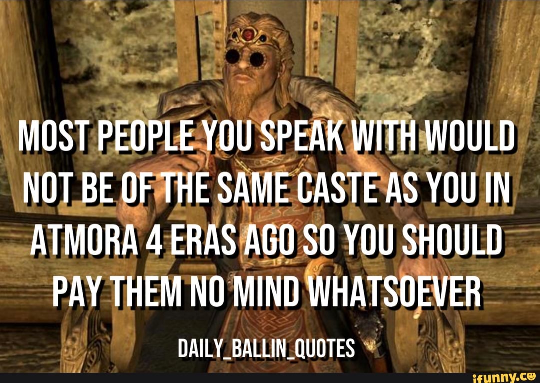 MOST PEOPLE YOU SPEAK WITH WOULD NOT BE OF THE SAME CASTE AS YOU IN ...