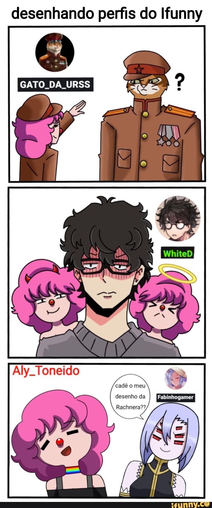 Desenhando perfis do Ifunny GATO DA URSS Aly Toneido desenho da ...